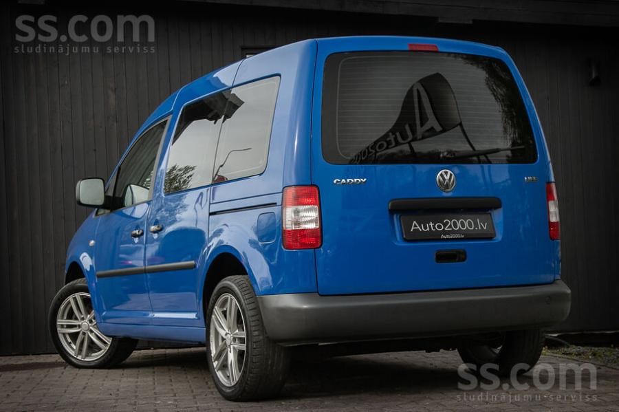 Zils Volkswagen Caddy 2005 Tukums, ar dzinēja tilpumu 2.00 L un nobraukumu 240 tūkst. km par 4990 €, foto 5 vietnē AUTOMOTO.COM.LV