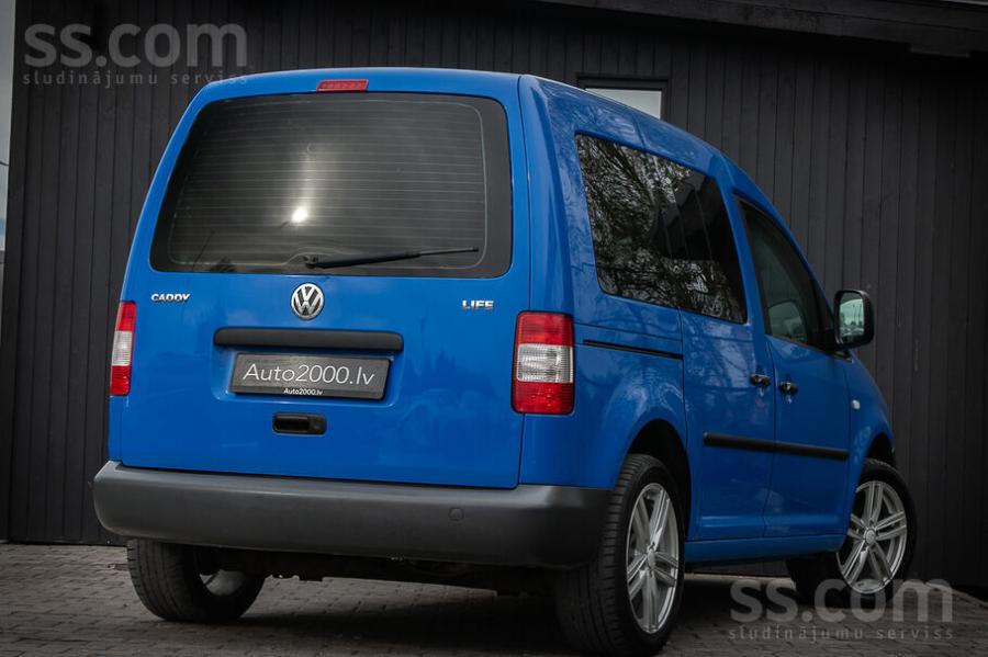 Zils Volkswagen Caddy 2005 Tukums, ar dzinēja tilpumu 2.00 L un nobraukumu 240 tūkst. km par 4990 €, foto 6 vietnē AUTOMOTO.COM.LV