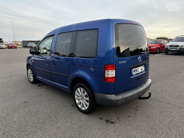 Blue Volkswagen Caddy 2005 in Panevezys, with an engine capacity of 1.90 L and mileage of 366 thousand km for 3250 €, photo 7 on AUTOMOTO.COM.LV