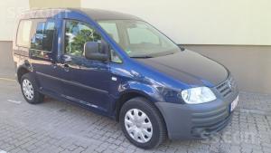 Zils Volkswagen Caddy 2006 Ogre, ar dzinēja tilpumu 1.90 L un nobraukumu 286 tūkst. km par 4450 €, foto  vietnē AUTOMOTO.COM.LV