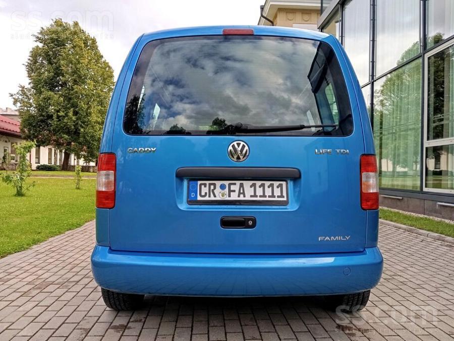 Zils Volkswagen Caddy 2007 Balvi, ar dzinēja tilpumu 1.90 L un nobraukumu 274 tūkst. km par 5350 €, foto 12 vietnē AUTOMOTO.COM.LV