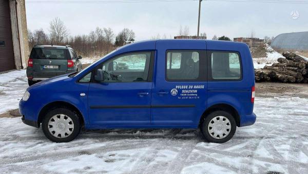 Blue Volkswagen Caddy 2007 in Vilnius, with an engine capacity of 1.39 L and mileage of 286 thousand km for 2400 €, photo 2 on AUTOMOTO.COM.LV