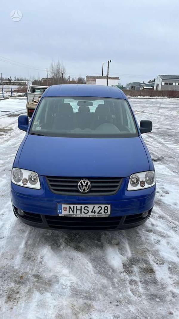 Blue Volkswagen Caddy 2007 in Vilnius, with an engine capacity of 1.39 L and mileage of 286 thousand km for 2400 €, photo 3 on AUTOMOTO.COM.LV