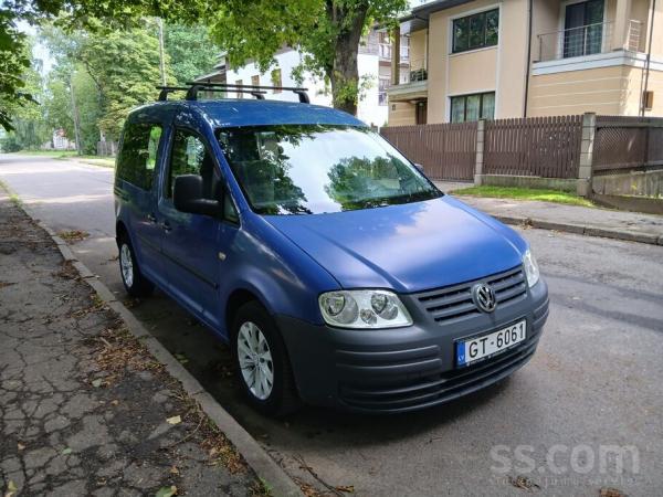 Zils Volkswagen Caddy 2007 Rīga, ar dzinēja tilpumu 1.90 L un nobraukumu 353 tūkst. km par 1900 €, foto 7 vietnē AUTOMOTO.COM.LV