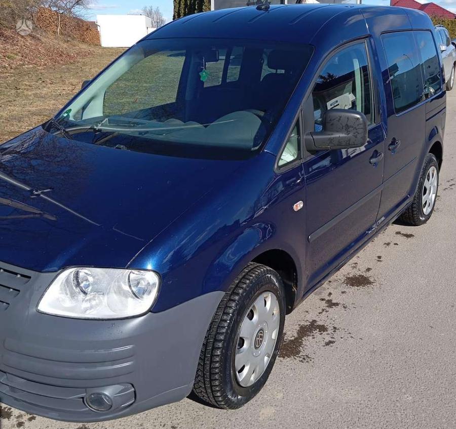 Zils Volkswagen Caddy 2007 Kauņa, ar dzinēja tilpumu 1.90 L un nobraukumu 294 tūkst. km par 3000 €, foto 1 vietnē AUTOMOTO.COM.LV