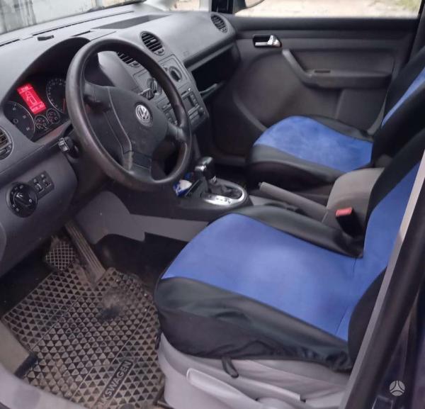 Blue Volkswagen Caddy 2007 in Kaunas, with an engine capacity of 1.90 L and mileage of 294 thousand km for 3000 €, photo 10 on AUTOMOTO.COM.LV