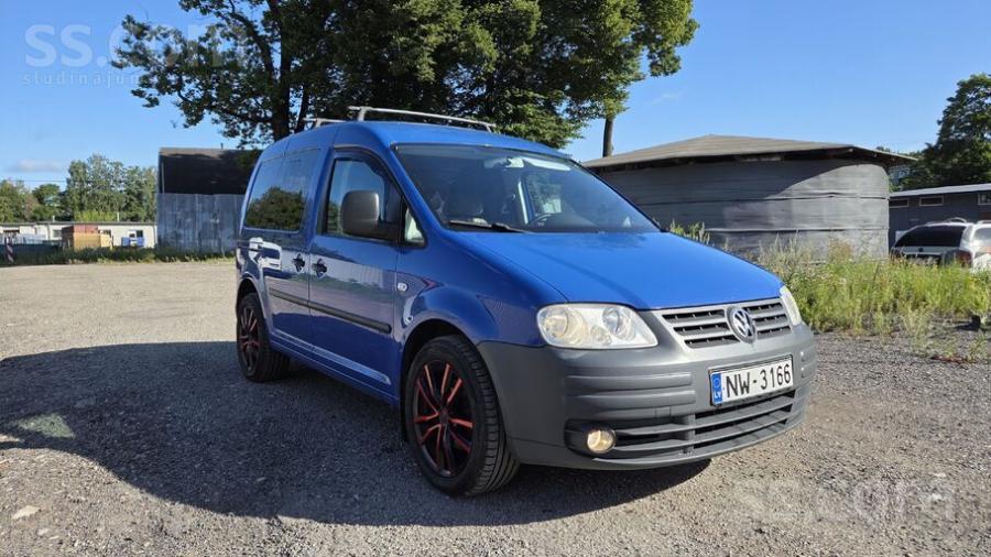 Zils Volkswagen Caddy 2007 Rīga, ar dzinēja tilpumu 1.90 L un nobraukumu 299 tūkst. km par 4500 €, foto 1 vietnē AUTOMOTO.COM.LV