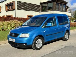 Blue Volkswagen Caddy 2007 in Riga, with an engine capacity of 1.90 L and mileage of 383 thousand km for 3290 €, photo 1 on AUTOMOTO.COM.LV