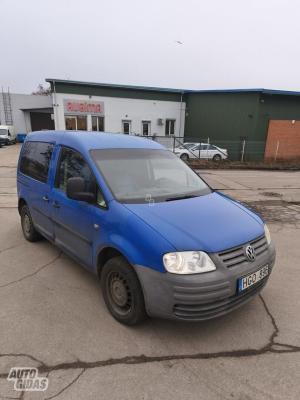 Zils Volkswagen Caddy 2008 Kauņa, ar dzinēja tilpumu 1.90 L un nobraukumu 386 tūkst. km par 699 €, foto  vietnē AUTOMOTO.COM.LV