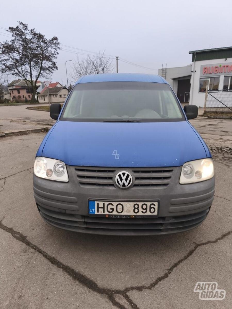 Blue Volkswagen Caddy 2008 in Kaunas, with an engine capacity of 1.90 L and mileage of 386 thousand km for 699 €, photo 2 on AUTOMOTO.COM.LV
