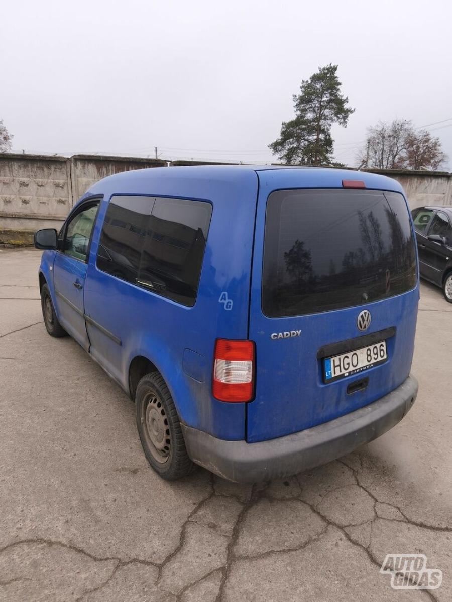 Blue Volkswagen Caddy 2008 in Kaunas, with an engine capacity of 1.90 L and mileage of 386 thousand km for 699 €, photo 5 on AUTOMOTO.COM.LV