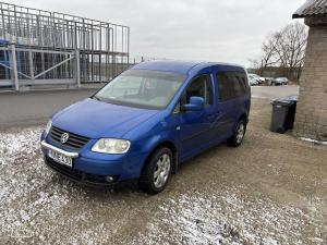 Blue Volkswagen Caddy 2008 in Panevezys, with an engine capacity of 2.00 L and mileage of 60 thousand km for 4000 €, photo  on AUTOMOTO.COM.LV