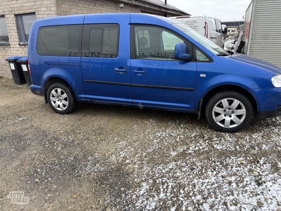 Blue Volkswagen Caddy 2008 in Panevezys, with an engine capacity of 2.00 L and mileage of 60 thousand km for 4000 €, photo 4 on AUTOMOTO.COM.LV