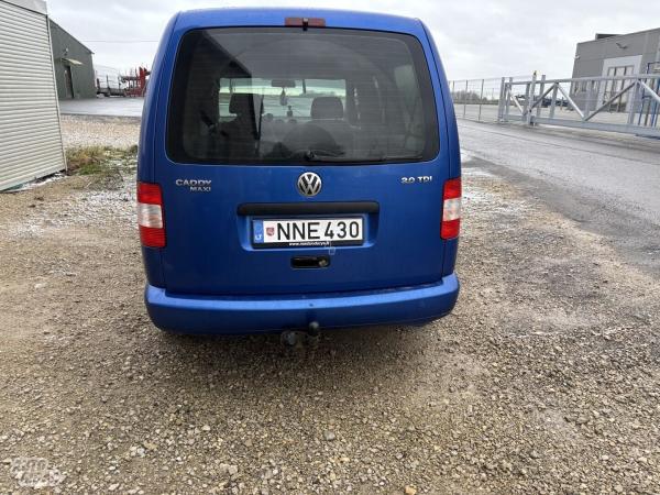 Blue Volkswagen Caddy 2008 in Panevezys, with an engine capacity of 2.00 L and mileage of 60 thousand km for 4000 €, photo 6 on AUTOMOTO.COM.LV