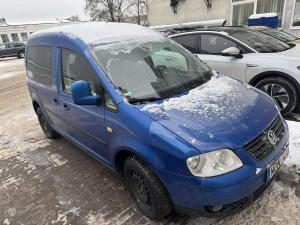Blue Volkswagen Caddy 2008 in Kaunas, with an engine capacity of 1.99 L and mileage of 267 thousand km for 2650 €, photo  on AUTOMOTO.COM.LV