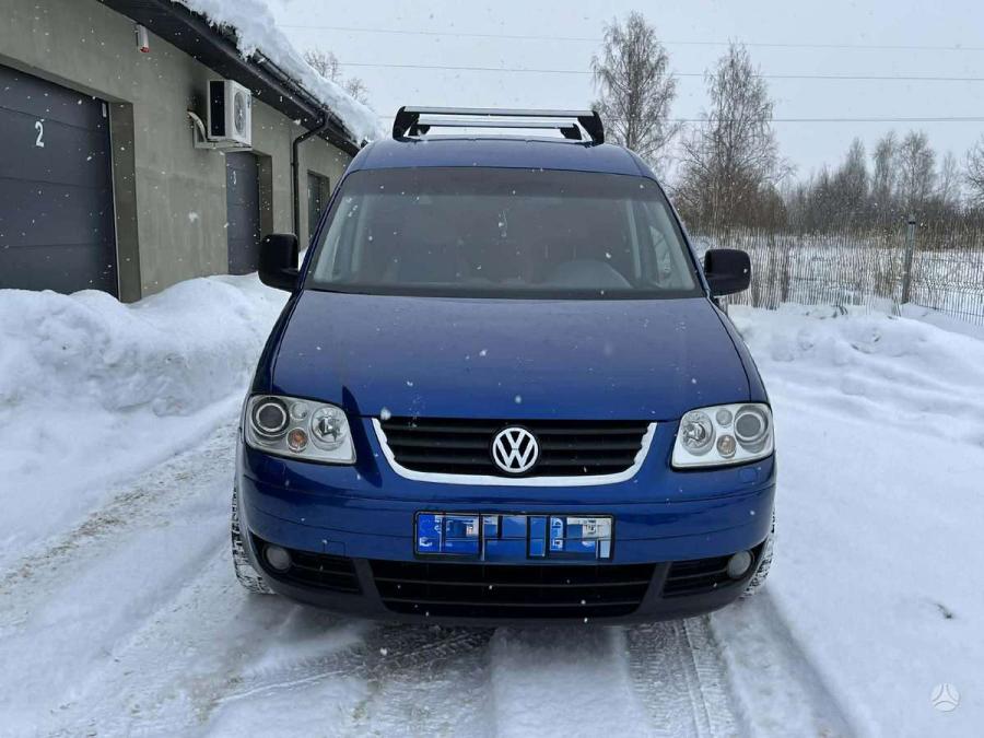 Zils Volkswagen Caddy 2008 Šauļi, ar dzinēja tilpumu 2.00 L un nobraukumu 296 tūkst. km par 4999 €, foto 2 vietnē AUTOMOTO.COM.LV