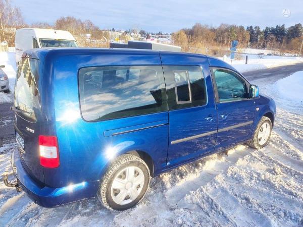 Blue Volkswagen Caddy 2008 in Utena, with an engine capacity of 2.00 L and mileage of 210 thousand km for 5500 €, photo 1 on AUTOMOTO.COM.LV