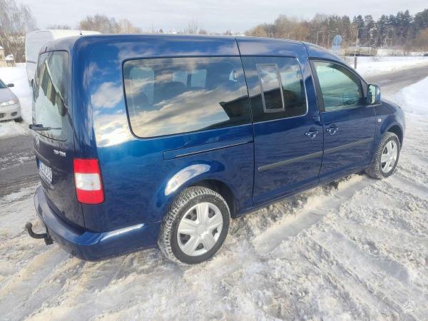 Blue Volkswagen Caddy 2008 in Utena, with an engine capacity of 2.00 L and mileage of 210 thousand km for 5500 €, photo 3 on AUTOMOTO.COM.LV