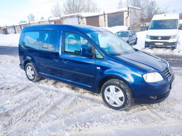 Blue Volkswagen Caddy 2008 in Utena, with an engine capacity of 2.00 L and mileage of 210 thousand km for 5500 €, photo 7 on AUTOMOTO.COM.LV