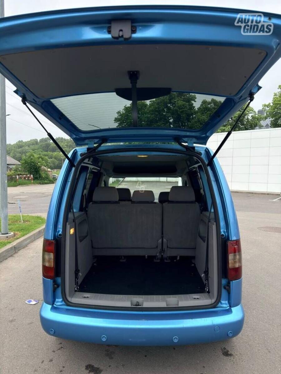 Blue Volkswagen Caddy 2008 in Kaunas, with an engine capacity of 1.90 L and mileage of 281 thousand km for 4400 €, photo 8 on AUTOMOTO.COM.LV