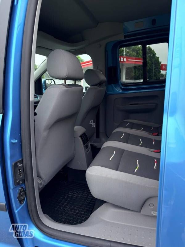 Blue Volkswagen Caddy 2008 in Kaunas, with an engine capacity of 1.90 L and mileage of 281 thousand km for 4400 €, photo 9 on AUTOMOTO.COM.LV