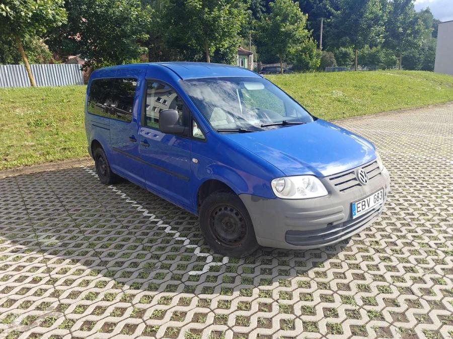 Zils Volkswagen Caddy 2008 Kauņa, ar dzinēja tilpumu 1.90 L un nobraukumu 808 tūkst. km par 3000 €, foto 6 vietnē AUTOMOTO.COM.LV