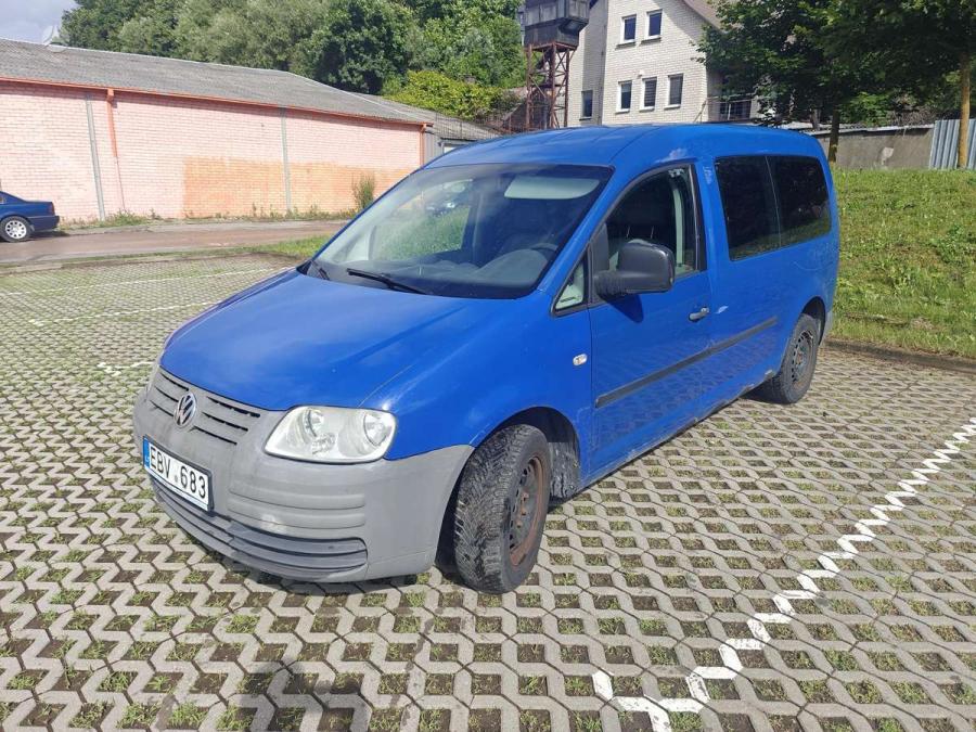 Zils Volkswagen Caddy 2008 Kauņa, ar dzinēja tilpumu 1.90 L un nobraukumu 808 tūkst. km par 3000 €, foto 7 vietnē AUTOMOTO.COM.LV