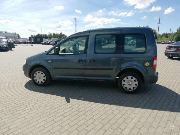 Blue Volkswagen Caddy 2008 in Marijampole, with an engine capacity of 1.90 L and mileage of 269 thousand km for 3999 €, photo 1 on AUTOMOTO.COM.LV