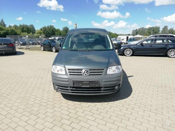 Blue Volkswagen Caddy 2008 in Marijampole, with an engine capacity of 1.90 L and mileage of 269 thousand km for 3999 €, photo 7 on AUTOMOTO.COM.LV