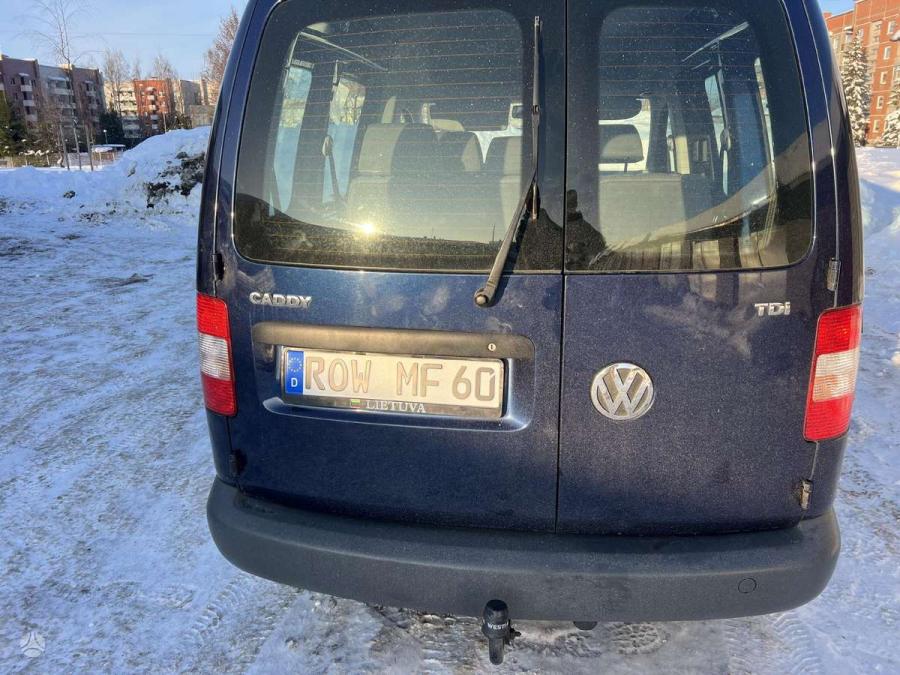 Zils Volkswagen Caddy 2009 Plungė, ar dzinēja tilpumu 1.90 L un nobraukumu 320 tūkst. km par 4200 €, foto 4 vietnē AUTOMOTO.COM.LV
