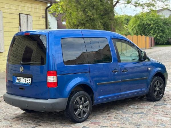 Blue Volkswagen Caddy 2009 in Jelgava, with an engine capacity of 1.90 L and mileage of 350 thousand km for 4200 €, photo 4 on AUTOMOTO.COM.LV