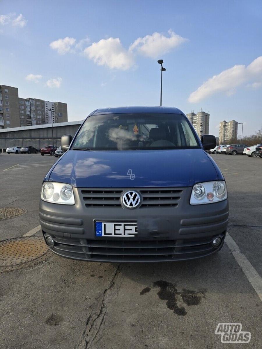Blue Volkswagen Caddy 2009 in Vilnius, with an engine capacity of 1.90 L and mileage of 230 thousand km for 4500 €, photo 3 on AUTOMOTO.COM.LV