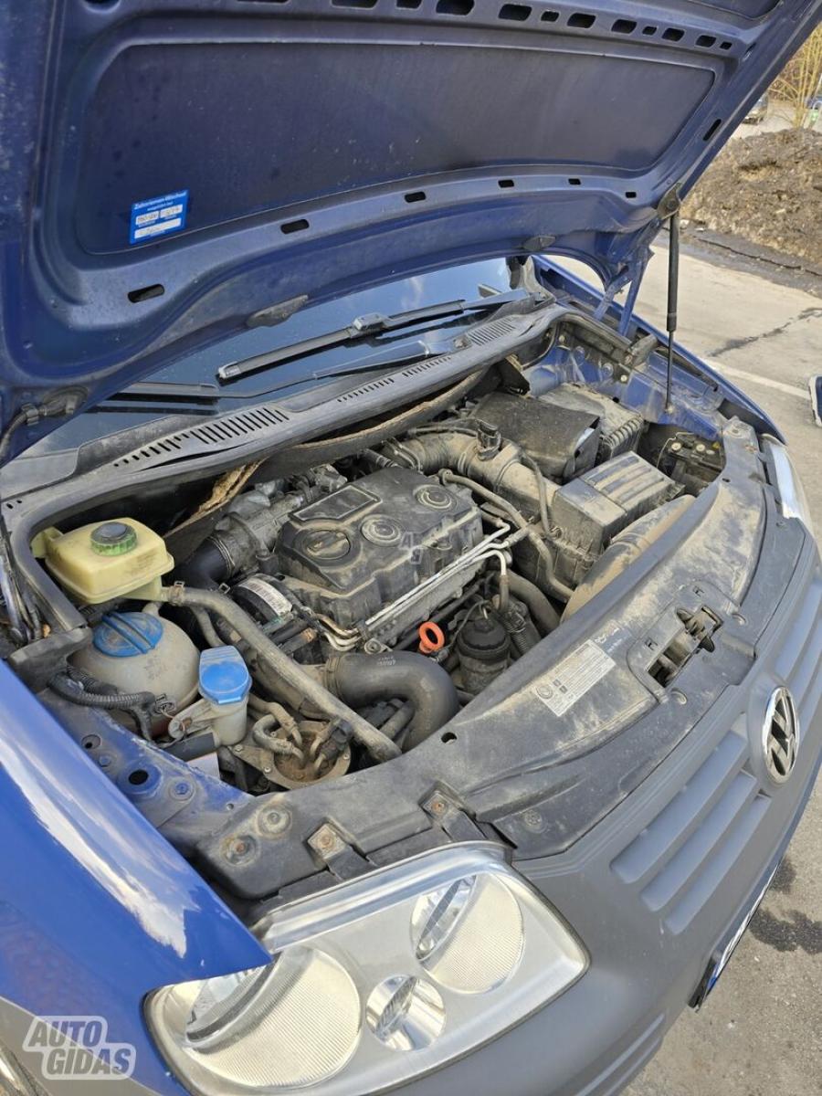 Blue Volkswagen Caddy 2009 in Vilnius, with an engine capacity of 1.90 L and mileage of 230 thousand km for 4500 €, photo 16 on AUTOMOTO.COM.LV