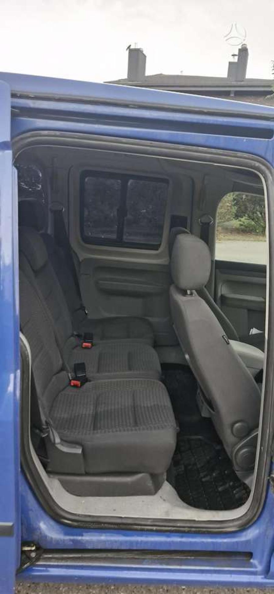 Zils Volkswagen Caddy 2009 Kauņa, ar dzinēja tilpumu 1.90 L un nobraukumu 234 tūkst. km par 4300 €, foto 12 vietnē AUTOMOTO.COM.LV