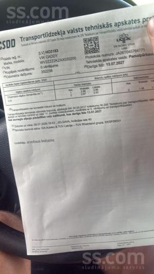 Zils Volkswagen Caddy 2009 Jelgava, ar dzinēja tilpumu 1.90 L un nobraukumu 352 tūkst. km par 3900 €, foto 18 vietnē AUTOMOTO.COM.LV