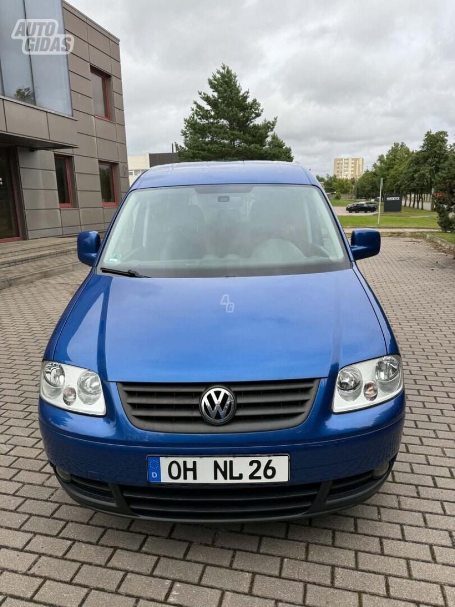 Blue Volkswagen Caddy 2009 in Mazeikiai, with an engine capacity of 1.60 L and mileage of 204 thousand km for 4400 €, photo 6 on AUTOMOTO.COM.LV