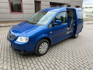 Blue Volkswagen Caddy 2009 in Mazeikiai, with an engine capacity of 1.60 L and mileage of 204 thousand km for 4400 €, photo 11 on AUTOMOTO.COM.LV