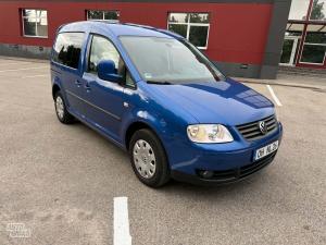 Blue Volkswagen Caddy 2009 in Mazeikiai, with an engine capacity of 1.60 L and mileage of 204 thousand km for 4400 €, photo 14 on AUTOMOTO.COM.LV
