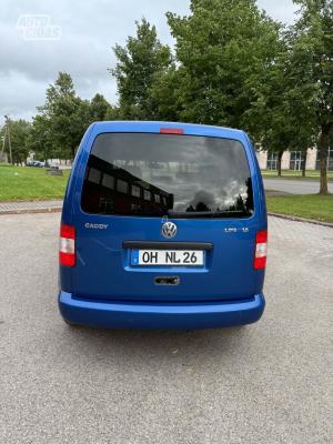 Blue Volkswagen Caddy 2009 in Mazeikiai, with an engine capacity of 1.60 L and mileage of 204 thousand km for 4400 €, photo 25 on AUTOMOTO.COM.LV
