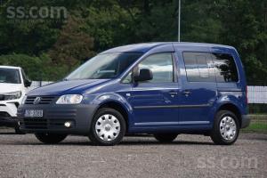 Zils Volkswagen Caddy 2009 Rīga, ar dzinēja tilpumu 1.40 L un nobraukumu 311 tūkst. km par 3990 €, foto  vietnē AUTOMOTO.COM.LV