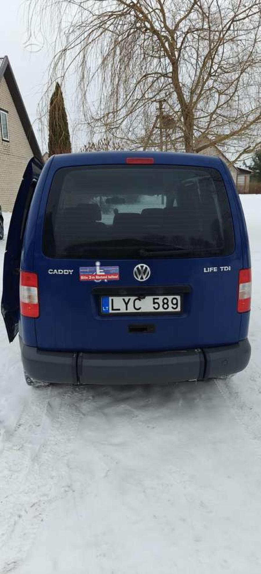 Zils Volkswagen Caddy 2010 Mažeikiai, ar dzinēja tilpumu 1.90 L un nobraukumu 310 tūkst. km par 4800 €, foto 4 vietnē AUTOMOTO.COM.LV