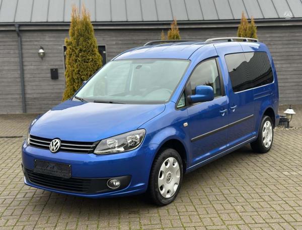 Blue Volkswagen Caddy 2011 in Kedainiai, with an engine capacity of 2.00 L and mileage of 280 thousand km for 8450 €, photo 1 on AUTOMOTO.COM.LV