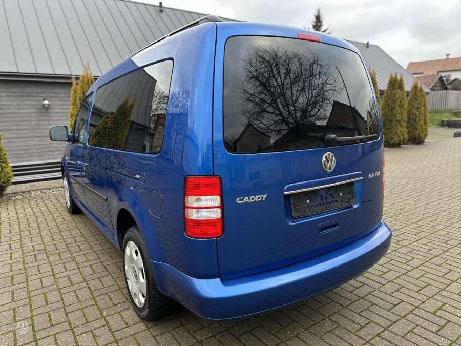 Blue Volkswagen Caddy 2011 in Kedainiai, with an engine capacity of 2.00 L and mileage of 280 thousand km for 8450 €, photo 10 on AUTOMOTO.COM.LV