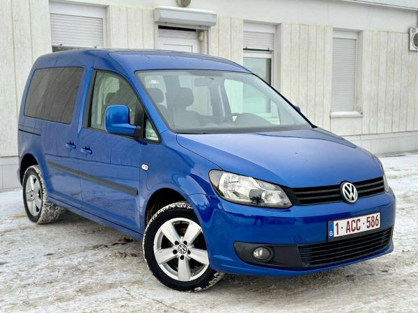 Blue Volkswagen Caddy 2011 in Ukmerge, with an engine capacity of 1.60 L and mileage of 191 thousand km for 6700 €, photo 2 on AUTOMOTO.COM.LV