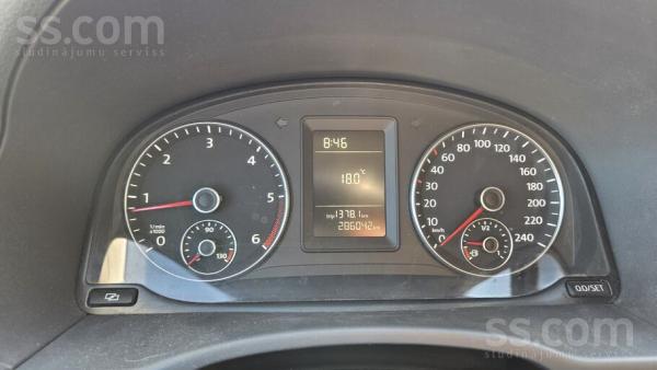 Blue Volkswagen Caddy 2011 in Riga, with an engine capacity of 1.60 L and mileage of 286 thousand km for 6100 €, photo 5 on AUTOMOTO.COM.LV