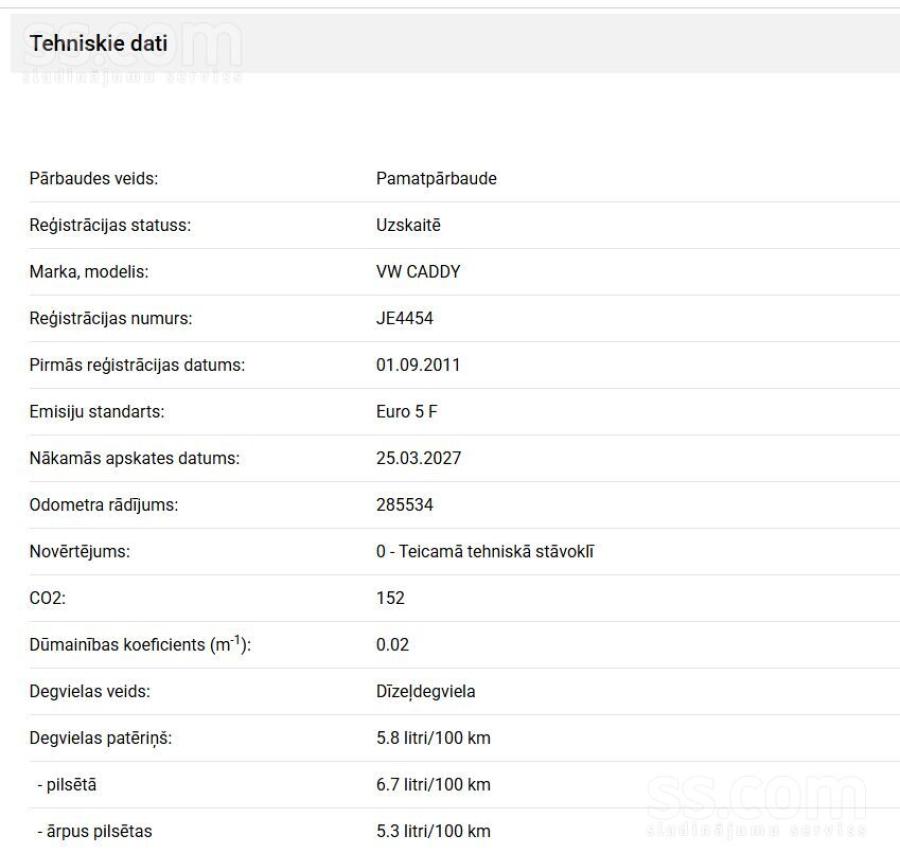 Zils Volkswagen Caddy 2011 Rīga, ar dzinēja tilpumu 1.60 L un nobraukumu 286 tūkst. km par 6100 €, foto 13 vietnē AUTOMOTO.COM.LV