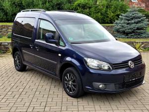 Blue Volkswagen Caddy 2012 in Vilnius, with an engine capacity of 1.60 L and mileage of 267 thousand km for 6650 €, photo  on AUTOMOTO.COM.LV