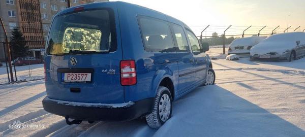Blue Volkswagen Caddy 2012 in Kedainiai, with an engine capacity of 1.97 L and mileage of 295 thousand km for 8599 €, photo 5 on AUTOMOTO.COM.LV