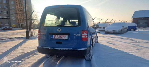 Blue Volkswagen Caddy 2012 in Kedainiai, with an engine capacity of 1.97 L and mileage of 295 thousand km for 8599 €, photo 6 on AUTOMOTO.COM.LV