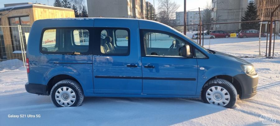 Blue Volkswagen Caddy 2012 in Kedainiai, with an engine capacity of 2.00 L and mileage of 295 thousand km for 8599 €, photo 5 on AUTOMOTO.COM.LV